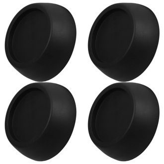 NUOBESTY 4 St&uuml;ck Teiliges M&ouml;belgleiter aus Robustem Gummi rutschfeste Fu&szlig;pads f&uuml;r Tisch Stuhlbeine Einfache Montage ohne Werkzeug Schutz vor Verrutschen und Kr