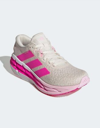 adidas Adistar 4 - Chaussures de course - Blanc et rose