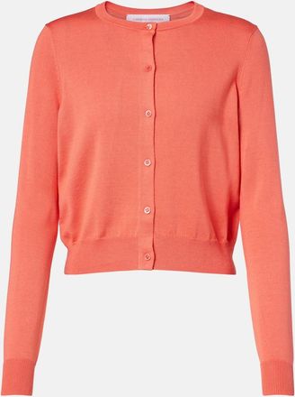 Carolina Herrera Cropped-Cardigan aus Seide und Baumwolle