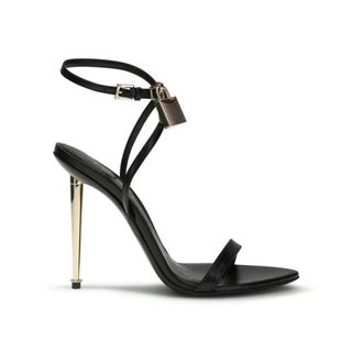 Tom Ford Padlock Pointy Naked Sandal - - Shoes - Damen - Schwarzk - 37 EU