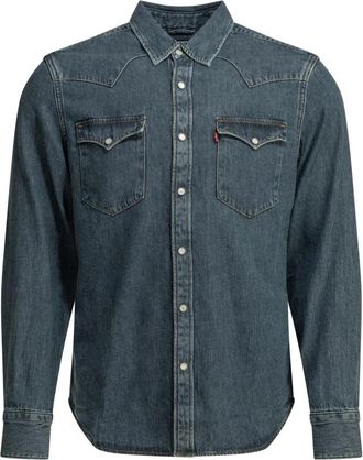 Levi's Barstow Western Shirt - - Shirts - Herren - Blau - S