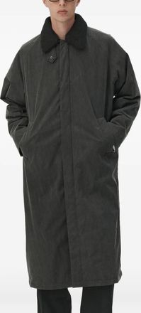 Welter Shelter manteau Long Coach &agrave; effet d&eacute;lav&eacute; - Gris