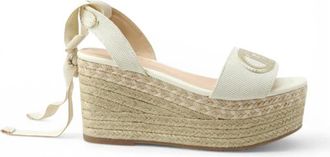 Liu Jo Femme, Chaussures, Blanc, Taille: 35 EU Bali 02 Wedge Sandales