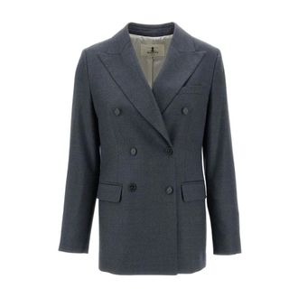 Barena Blazers - Femme - Vestes - Gris - Taille: 38 FR