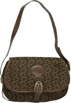 Celine Pre-owned Toile sacs-celine - Femme - Pre-owned - Brun - Taille: ONE Size