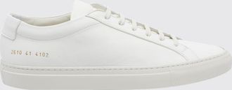 Common Projects Baskets Achilles Low en cuir de veau lisse avec logo lamin&eacute;