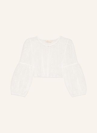 Kr&uuml;ger Kr&uuml;ger Dirndlbluse Aus Spitze Mit 3/4-Arm weiss