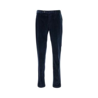 PT01 Pt01 - Pantalon en velours c&ocirc;tel&eacute; c&ocirc;tel&eacute; - Homme - Pantalons - Bleu - Taille: XL