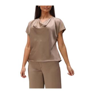 Notre-V Damen, Blusen & Hemden, Braun, 2XLGr&ouml;&szlig;e