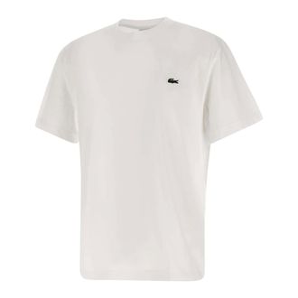 Lacoste Homme, Tops, Blanc, Taille: XL T-shirt en coton