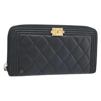 Chanel Pre-owned Long Wallet - - Pre-owned - Damen - Schwarzk - ONE SIZE