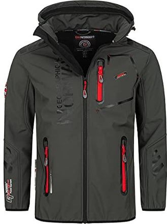Geographical Norway Vantaa - Veste softshell dext&eacute;rieur - Imperm&eacute;able et respirante, coupe-vent - Pour homme, Gris 02., S