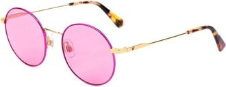 Web Eyewear Femme, Accessoires, Rose, Taille: ONE Size Metal Frame Aviator Lunettes de soleil