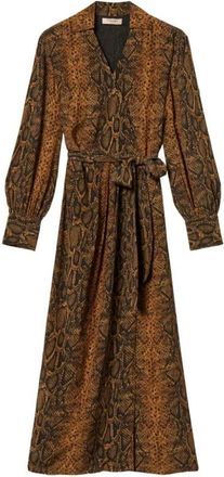 Twinset Robe longue portefeuille - Femme - Robes - Multicolore - Taille: 46 FR