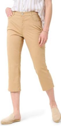 Brax Style Mary C Ultralight Cotton Capri Pantalons, Sable Doux, 32W / 34L Femme