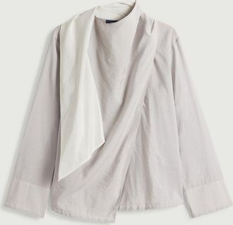 SOEUR BLOUSE LEONORE GRIS PARME