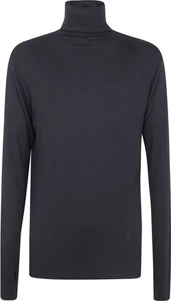 Thom Krom Herren, Strickwaren, Schwarzk, LGröße