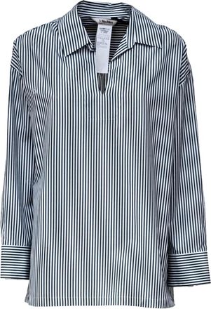 Max Mara Femme, Blouses et Chemises, Bleu, Taille: 36 FR Blouses