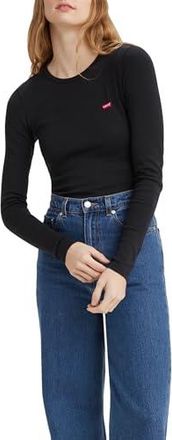 Levi's Femme Long-Sleeve Baby Tee, Caviar, L