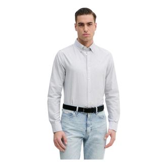 Barbour Homme, Chemises, Gris, Taille: L Chemise Oxtown &agrave; rayures coupe ajust&eacute;e