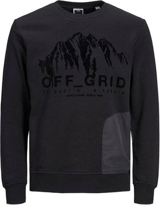 Jack & Jones Herren, Sweatshirts & Hoodies, Schwarzk, LGr&ouml;&szlig;e