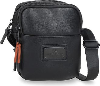 Pepe Jeans London Egham Umhängetaschen und Kulturbeutel, Schwarz, Polyester, verschiedene Größen, Schwarz, Talla única, Kleine Umhängetasche