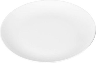 Arzberg 2 St&uuml;ck Bianca Speiseteller 26 cm 42116-800001-10226 und 4x Set EKM Living Edelstahl Strohhalme