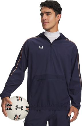 Under Armour UA M Challenger Warmup JKT - Midnight Navy/White - LG, Midnight Navy/White, L