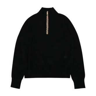 Burberry Conory Rei&szlig;verschluss-Pullover - - Sweatshirts & Hoodies - Damen - Schwarzk - S