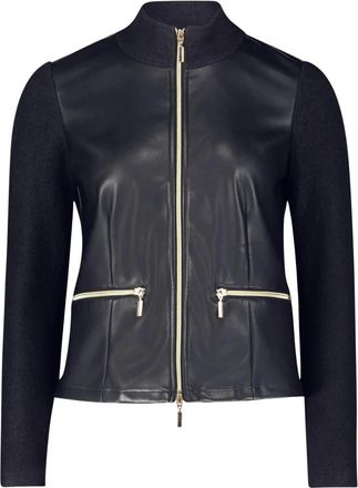 Betty Barclay Kurzer Blazer mit Rei&szlig;verschluss - - Jackets - Damen - Schwarzk - XL