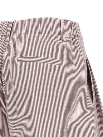 Brunello Cucinelli Striped Cotton Bermuda Shorts - Multicolor