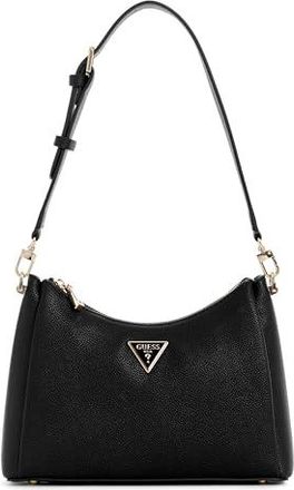 Guess Meridian II Sac à bandoulière pour femme, Noir, Taille unique
