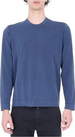 Drumohr Homme, Tops, Bleu, Taille: XL T-shirt manica lunga