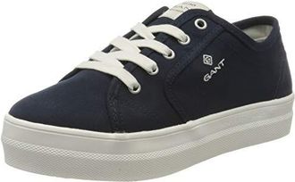 GANT Gant Femme Leisha Sneakers Basses, Bleu (Marine G69), 41 EU
