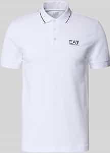 Emporio Armani Regular Fit Poloshirt mit Logo-Print