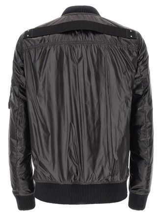 Rick Owens Padded Nylon Bomber Jacket - Black
