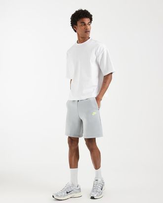 Nike Short en maille polaire technique - Gris et vert volt