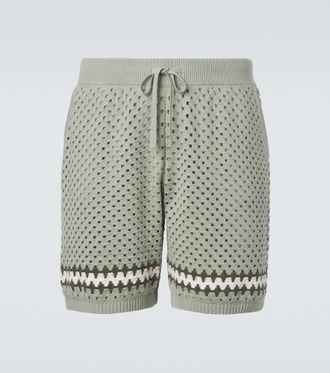 Frescobol Carioca Bermuda Nico en crochet de coton