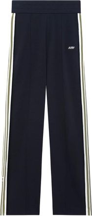 Autry Homme, Pantalons, Bleu, Taille: M Joggers en viscose tricot&eacute;e