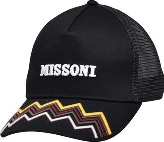 Missoni Homme, Accessoires, Noir, Taille: ONE Size Cappello