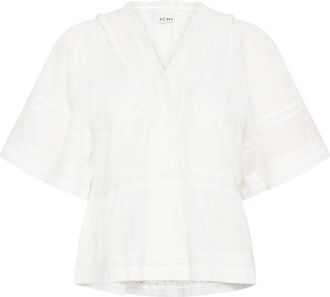 Ichi Ichi, Femme, Blouses et Chemises, Blanc, Taille: 40 FR Blouses