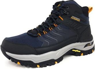 Skechers Homme Arch Fit Dawson Raveno Basket, Navy Black Leather/Mesh, 42 EU