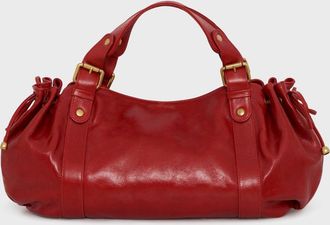 Gerard Darel Sac &agrave; main en cuir effet froiss&eacute; - 24H