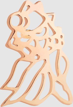 Ginette NY Boucle dOreille Puce Goldfish Or Rose (vendue &agrave; lunit&eacute;)