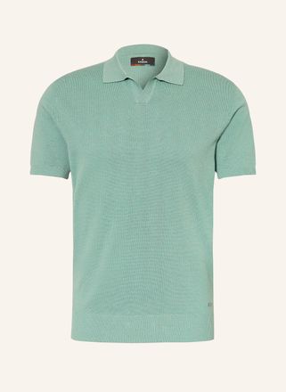 Ragman Ragman Strick-Poloshirt gruen