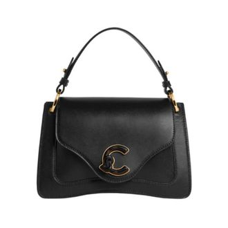 Coccinelle Femme, Sacs, Noir, Taille: ONE Size C-Me Calf Marb Shoulder Bag