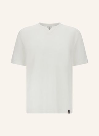 Boggi Milano Boggi Milano T-Shirt Aus Leinen weiss