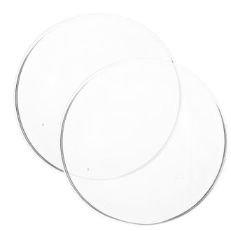 FOMIYES 2 St&uuml;ck Ersatzschalen aus Klarglas f&uuml;r Wachsw&auml;rmer Hitzebest&auml;ndige Aromaschalen f&uuml;r Duftlampen und &Auml;therische &Ouml;le Universelle Glasplatte f&uuml;r Kerzenw&auml;r