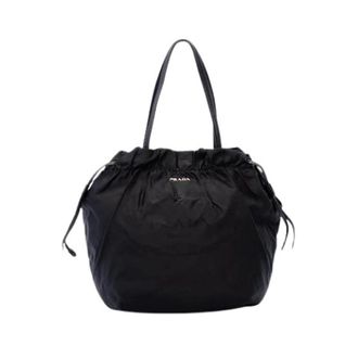 Prada Sac cabas en nylon pr&eacute;-appr&eacute;ci&eacute; - Femme - Pre-owned - Noir - Taille: ONE Size