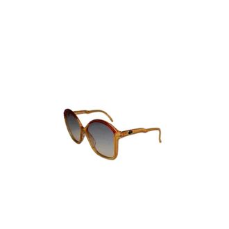 Dior Lunettes de soleil en plastique Pre-owned - Femme - Pre-owned - Orange - Taille: ONE Size